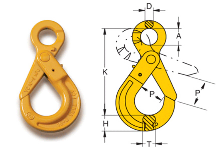 Eye Self-locking Hook Yoke G8 – C & C Lifting Ltd