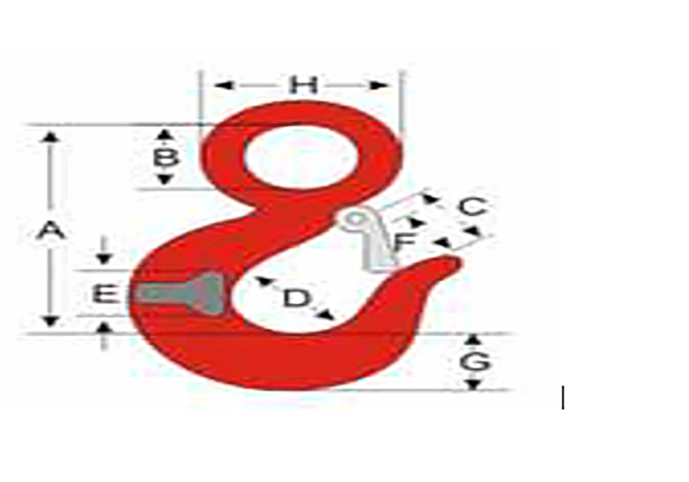 Eye Latch Hook (Forged Red) – C & C Lifting Ltd