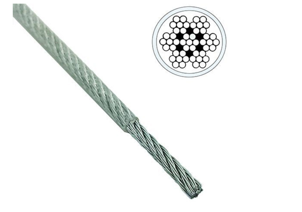 PLASTIC COVERED STAINLESS WIRE ROPE – C & C Lifting Ltd