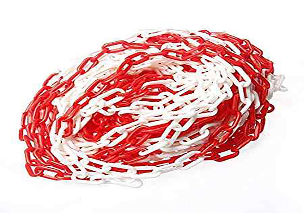 PLASTIC CHAIN RED/WHITE – C & C Lifting Ltd