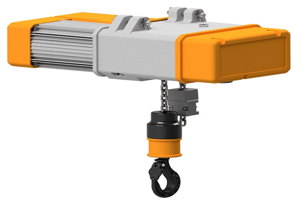 250KGS X 4M ELEC CHAIN HOIST C/W HAND PUSH TROLLEY 4M DROP LIFTKET – C ...