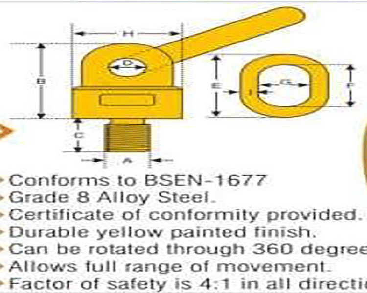 Swivel Eye Bolt With Ring – C & C Lifting Ltd