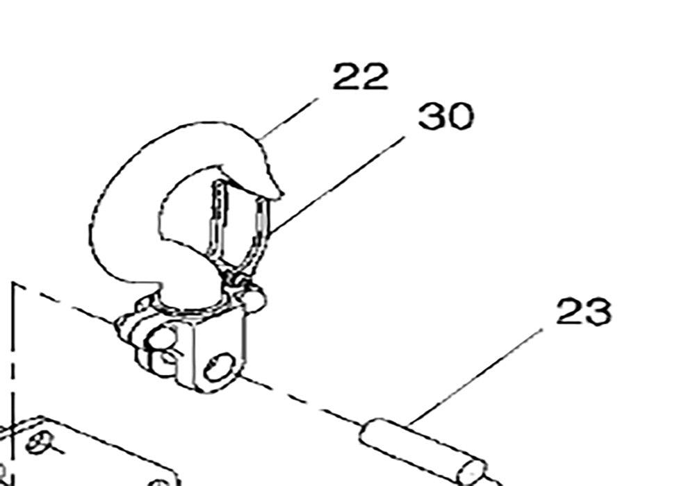 1.5T TOP HOOK FOR YALE UNO PLUS LEVER HOIST – C & C Lifting Ltd